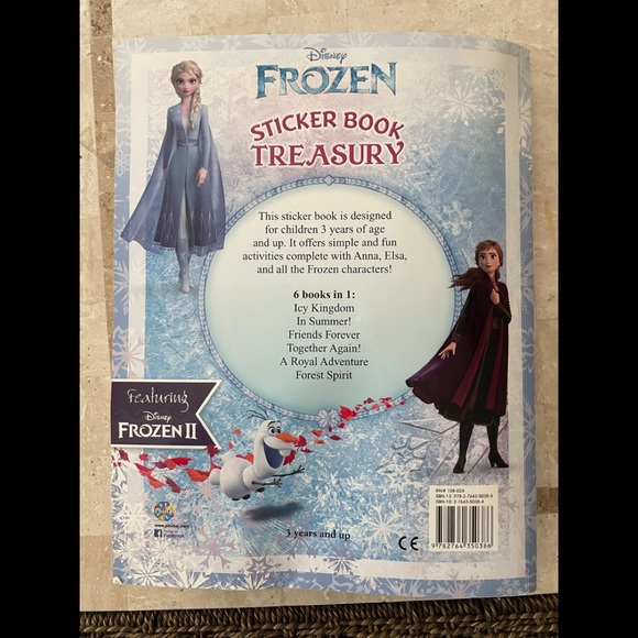 Disney | Toys | Disney Frozen Sticker Book Treasury | Poshmark